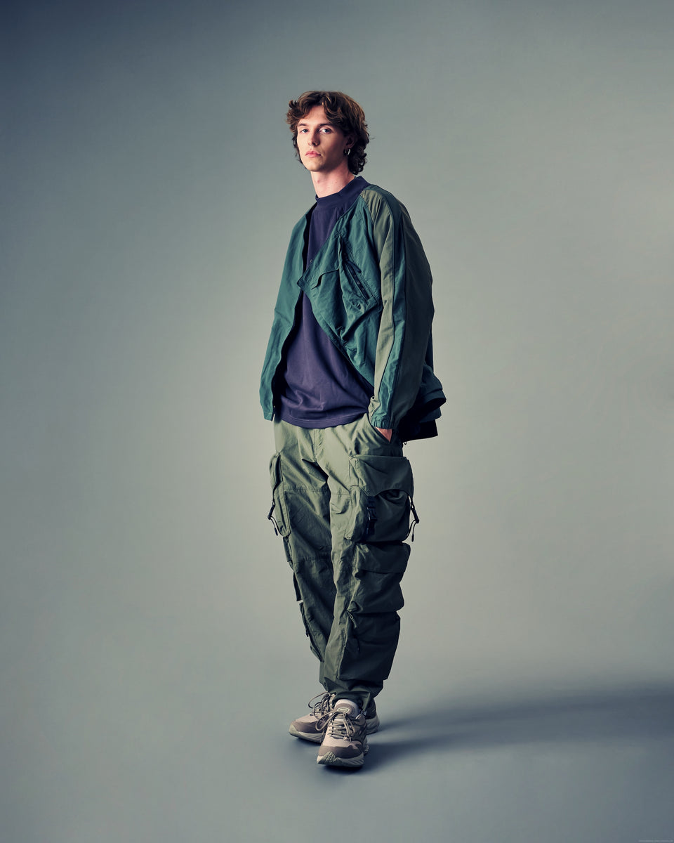 Slanted Pockets Functional Jacket - Olive – LAKH