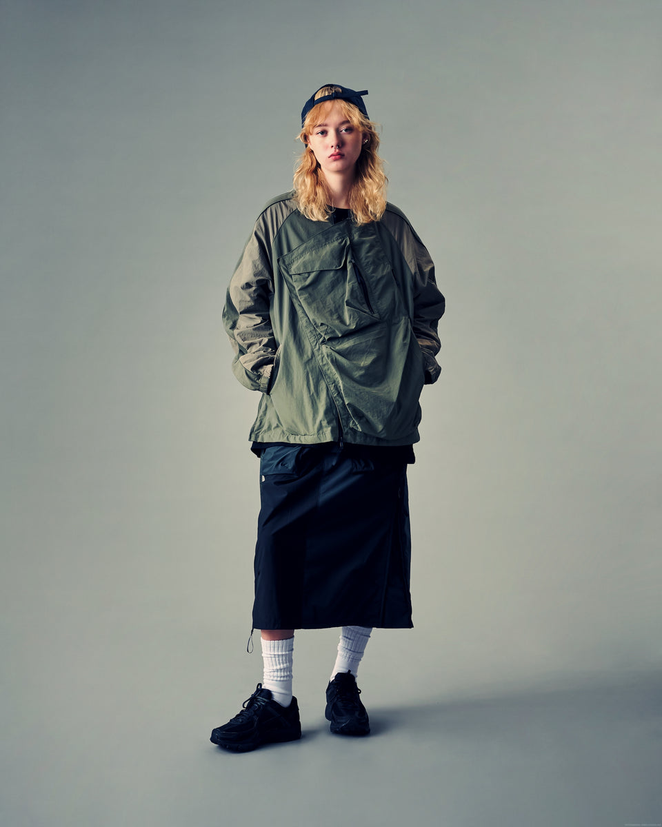 Slanted Pockets Functional Jacket - Sand – LAKH