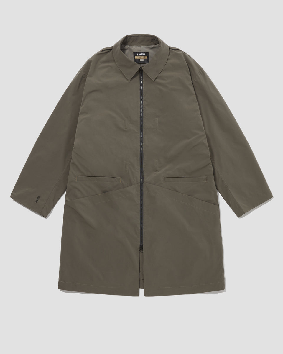 Functional Soutien Collar Coat - Olive – LAKH